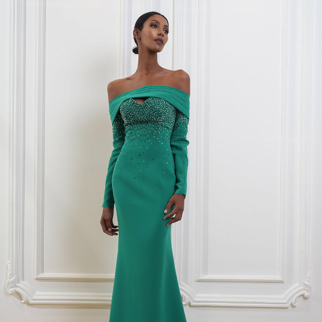 Emerald Elegance – Toumajean Couture